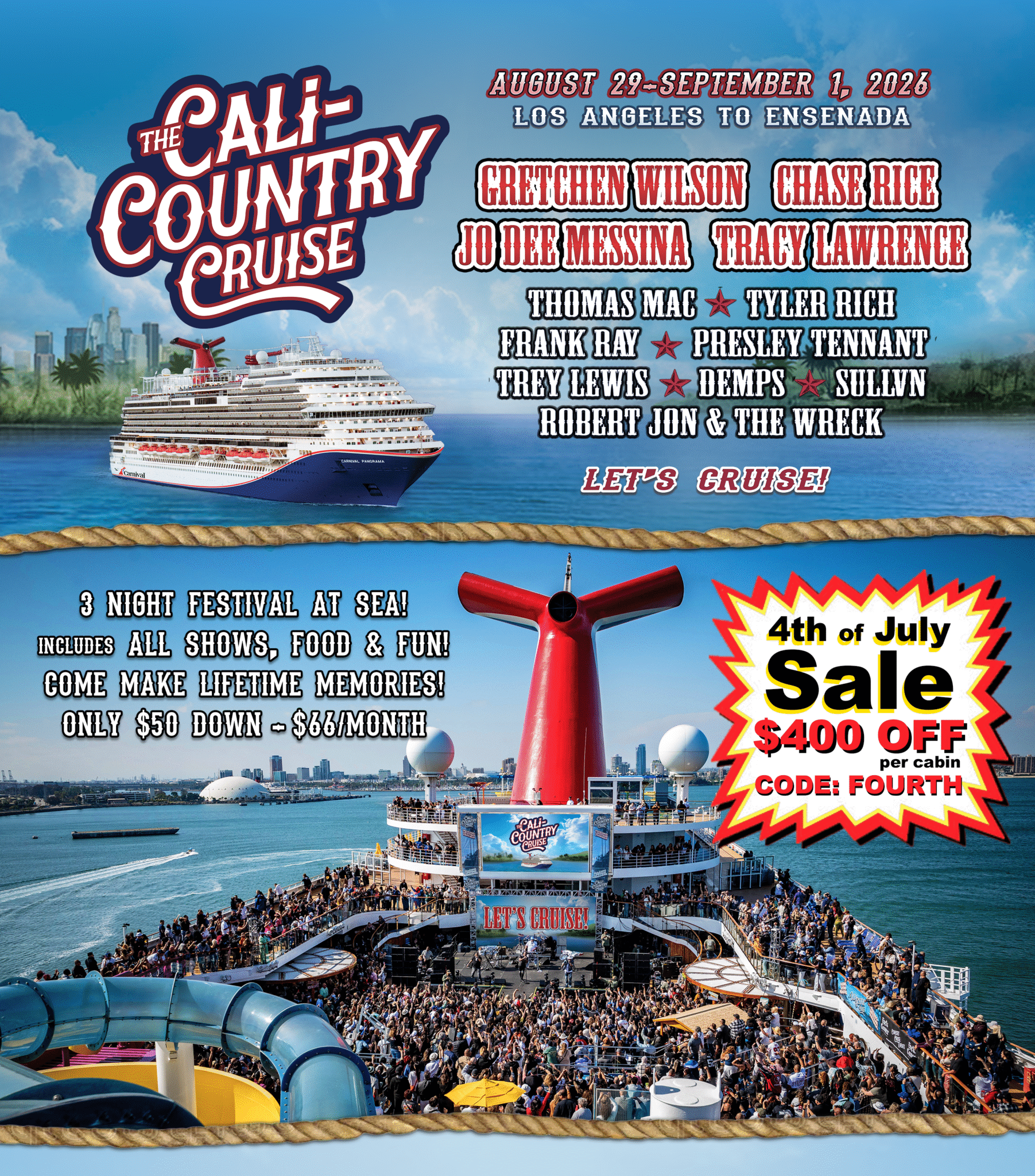 Cali Country Cruise – Bringing Country Cruises to the West Coast!